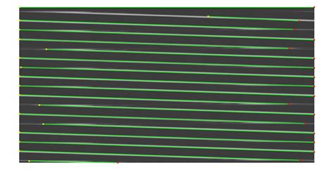 Matlab Hough Transform Detect Harsh Lines Not Perfectly Stright After Binarize Stack Overflow