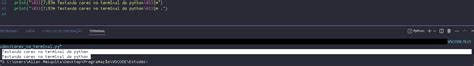 Im Learning Python And Found An Issue While Changing Colors In Python Terminal Stack Overflow