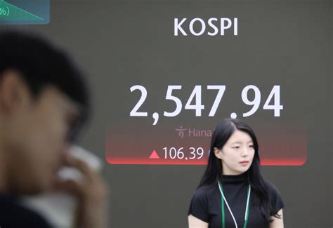 하루만에 V자 반등한 주식시장코스피 2500선 회복 노컷뉴스