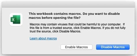 Top Methods To Help You Enable Macros In Excel For Mac