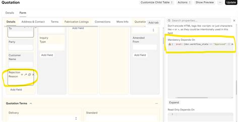 how can we handle the following approach using the erpnext 15 workflow
