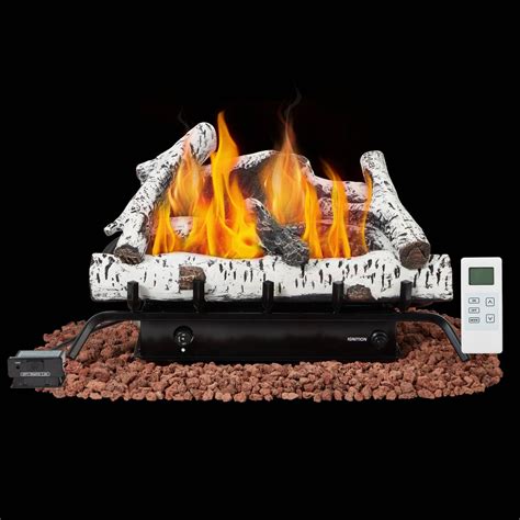 Erinnyees 24 Ventless Gas Logs Set 30000 Btu For Lppropane With