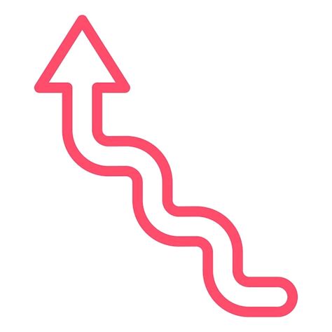Premium Vector Vector Design Zigzag Arrow Icon Style