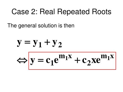 PPT Homogeneous Linear Differential Equations With Constant Coefficients PowerPoint