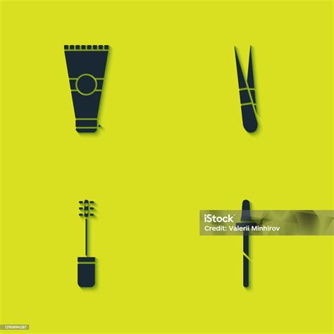 로션 코스메틱 튜브 파이펫 마스카라 브러쉬 아이브로우 핀셋 아이콘을 설정합니다 벡터 0명에 대한 스톡 벡터 아트 및 기타 이미지 0명 갈고리 발톱 건강 검진 Istock