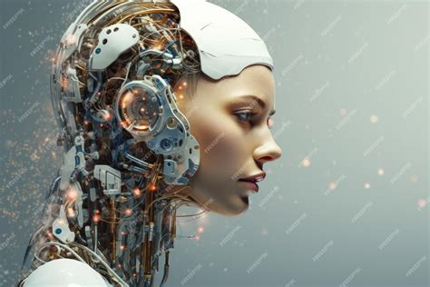 Premium Ai Image Artificial Intelligence Girl Robot Robot With The