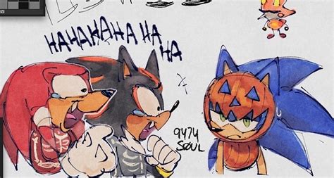 Sonic The Hedgehog Shadow The Hedgehog And Knuckles The Echidna