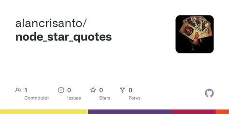 Github Alancrisantonodestarquotes