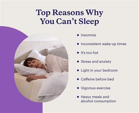 Some Of The Top Reasons Why People Cant Sleep Include Insomnia Stress