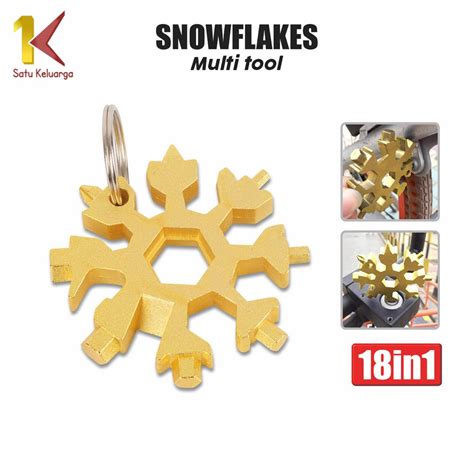 Jual Satu Keluarga Snowflakes Multi Tool 18in1 C1013 Saker Tool Kunci Salju Serbaguna Pocker