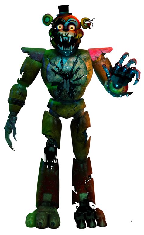 Shattered Glamrock Freddy By Frankza166 On Deviantart
