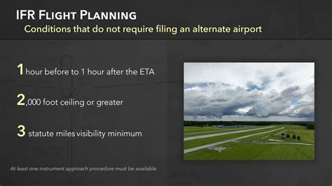How To Choose An Alternate Airport When Planning An Ifr Flight Flight Training Central