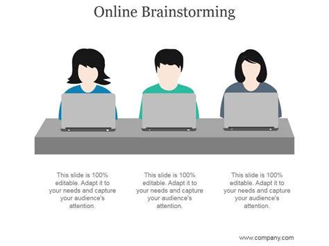 Online Brainstorming Ppt Powerpoint Presentation Deck