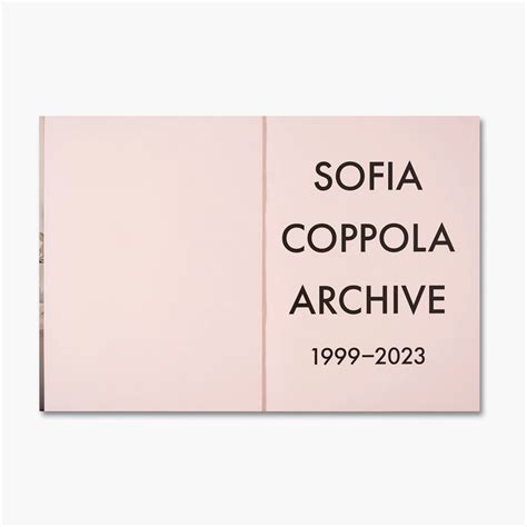Sofia Coppola Archive Book Blu Kat