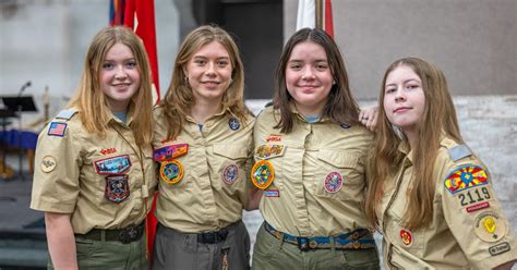 Four Years In Growing All Female Boy Scout Troop Stronger Than Ever