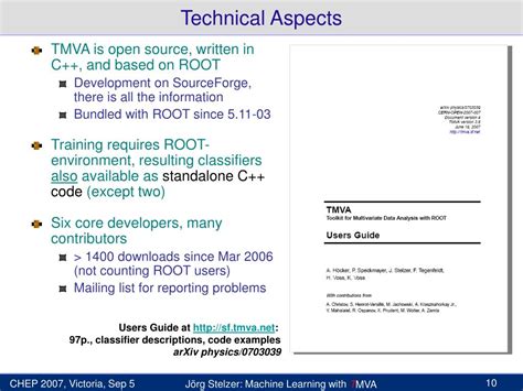 PPT Machine Learning Techniques For HEP Data Analysis With T MVA Toolkit For Multivariate