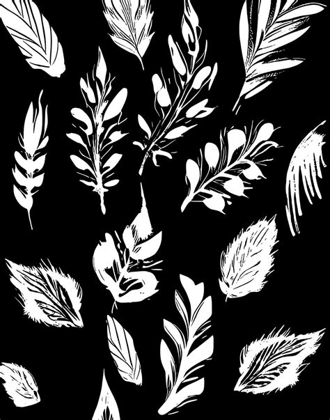 Vector Illustration Of Leaf Pattern Background Vector Art At Vecteezy