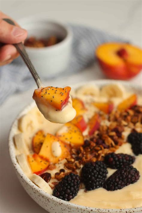 Peach Smoothie Bowls Suebee Homemaker