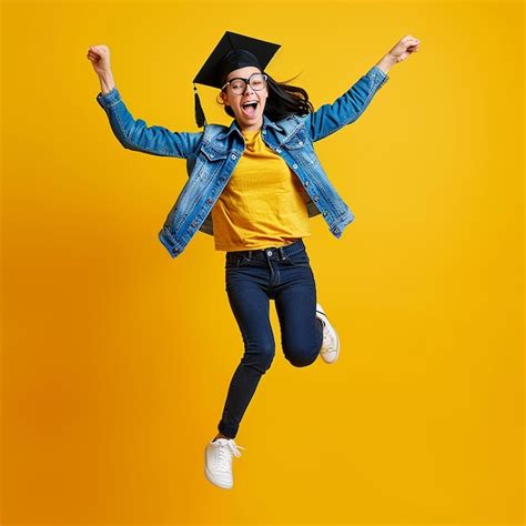 University Graduate Jumps Images Free Download On Freepik