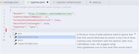 Add Cypressjson Schema To Schemastore · Issue 1109 · Cypress Io