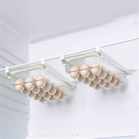 냉장고 저장 상자 서랍 유형 사각 가구 다기능 식품 보존 상자 명세 2 개의 계란 상자