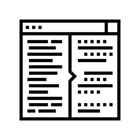 Code Testing Line Icon Vector Illustration 10389160 Vector Art At Vecteezy