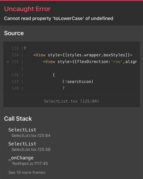Error When Using Search Issue Danish React Native Dropdown Select List Github