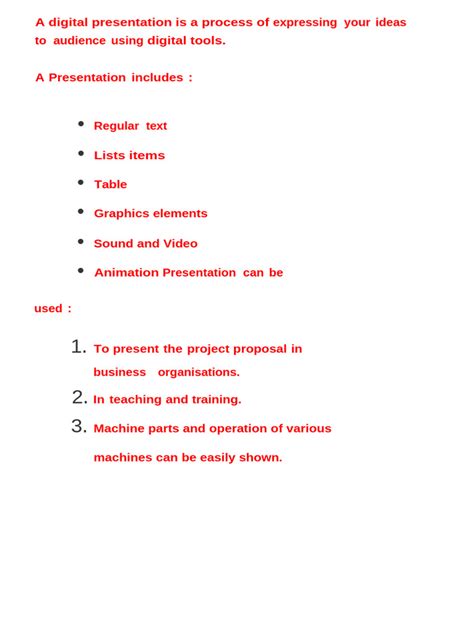 Digital Presentation Class 9 Pdf Computer Keyboard Window Computing