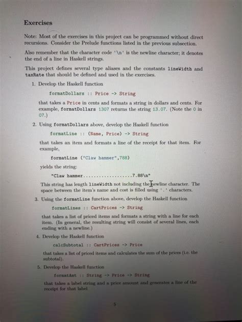 Exercises Note Most Of The Exercises In This Project