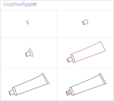 How To Draw A Toothpaste Step By Step 6 Easy Phase