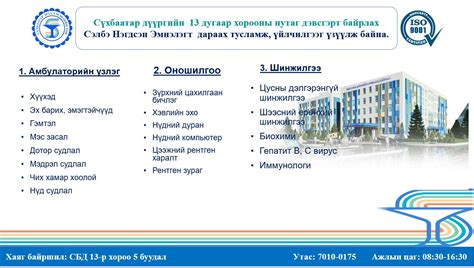 Сүхбаатар дүүргийн Эрүүл мэндийн төв Ulaanbaatar