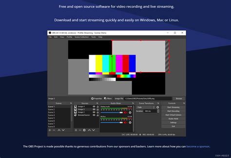 OBS Open Broadcaster Software 0pen broadcaster soft CSDN博客