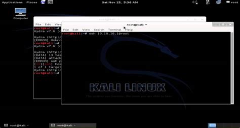 how to hack ssh and telnet with hydra youtube