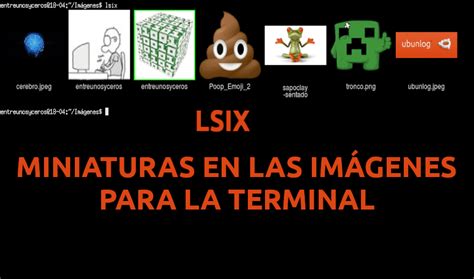 Lsix Put Thumbnails To The Images In The Terminal Of Your Ubuntu