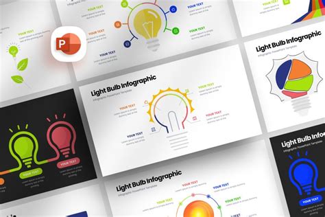 Light Bulb Infographic Presentation Template