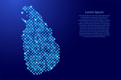 다양한 크기와 빛나는 우주 별 그리드의 파란색 패턴 마름모에서 스리랑카지도 벡터 그림입니다 0명에 대한 스톡 벡터 아트 및 기타 이미지 Istock