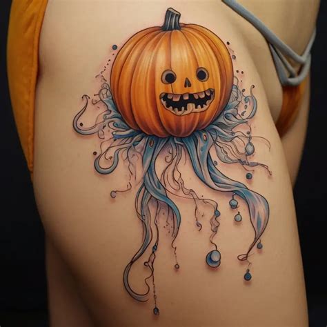 Pumpkin Tattoo Meaning Symbolism 215 Designs Hbtat2