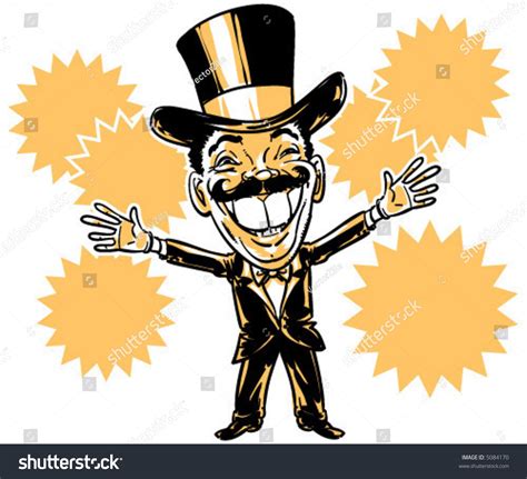 Vector Circus Ringleader Illustration เวกเตอร์สต็อก ปลอดค่าลิขสิทธิ์ 5084170