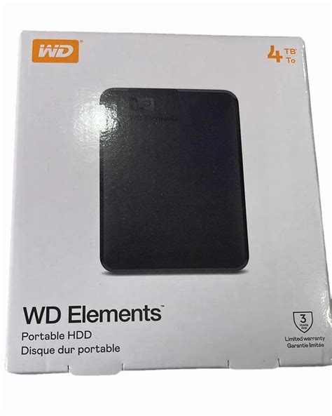 Black Tb Wd Elements Portable Hard Drive At In New Delhi Id