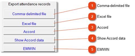 Export Attendance Records