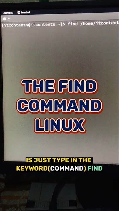 Find Command Linux In 60 Seconds Youtube