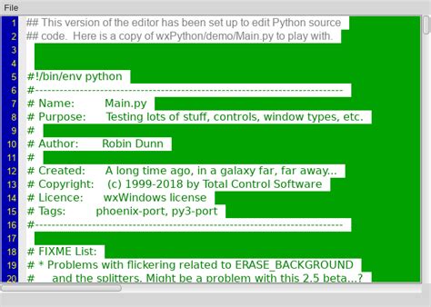 How To Change The Background Of A WxPython StyledTextCtrl Margin Stack Overflow