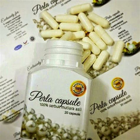 Cik Bebeq Beauty Shop Perla Capsule 100 Serbuk Mutiara Asli