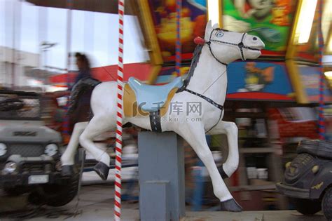 旋转木马高清摄影大图 千库网