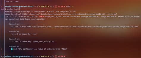 Environment Variables How To Use A Float As An Env Var In Cargorust