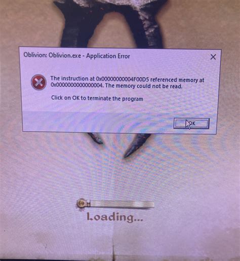 Oblivion Error On Lauch Roblivion