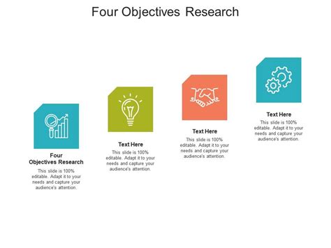 Four Objectives Research Ppt Powerpoint Presentation Layouts Pictures Cpb Presentation