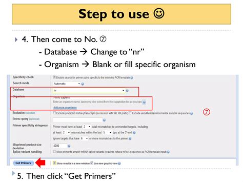 How To Use Primer Blast For Checking Primer Specificity Pdf