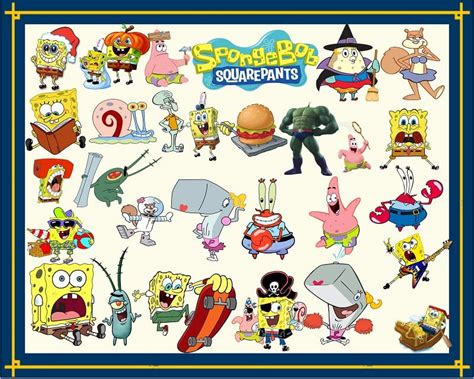 Spongebob Characters Png