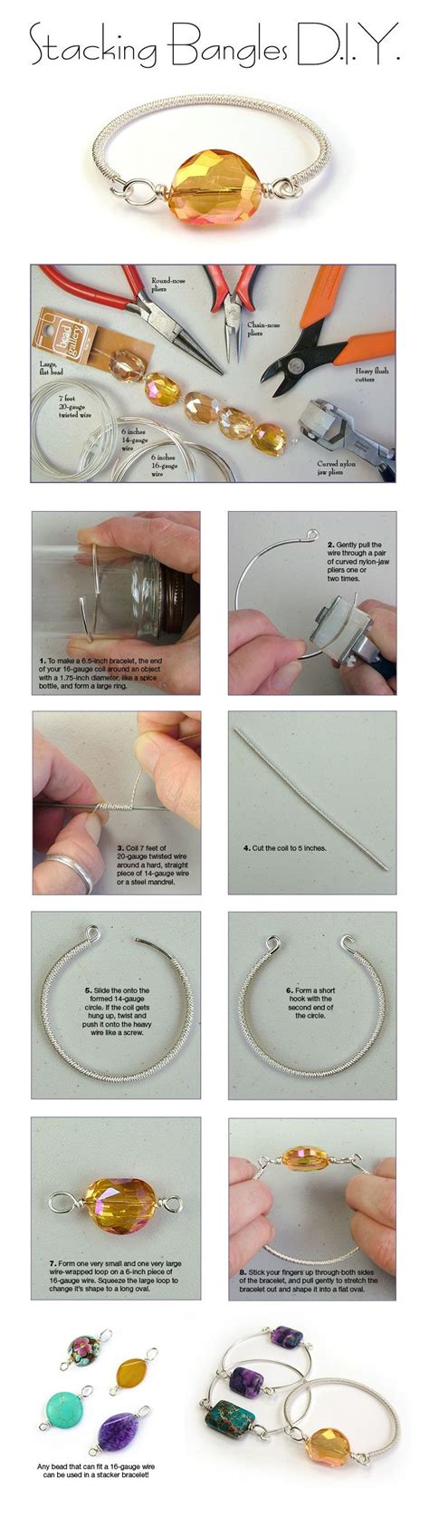 Images About Bracelet Tutorials Or Easy To Do On Pinterest Beads Tutorial Washer